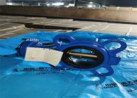 China PN16 DN100 Wafer Type Butterfly Valve Cast Iron EMDP Seat Pin Design for sale