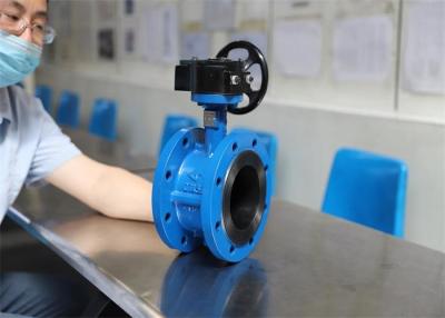 China Cast Iron DN200 NBR Seat Flange Butterfly Valve 1.0MPa for Fire Protection for sale