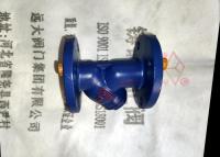 China DN40 Short Structure Y Type Strainer Valve Flange Ends Connection 1.6MPa Grey Iron for sale