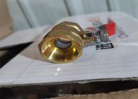 China PTFE Seal Threaded Brass Water Valve 1.6 Mpa Pressure for sale