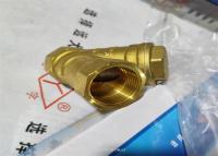 China Y-Filter Strainer Thread Connect Brass Water Valve 1.6 Mpa Pressure for sale