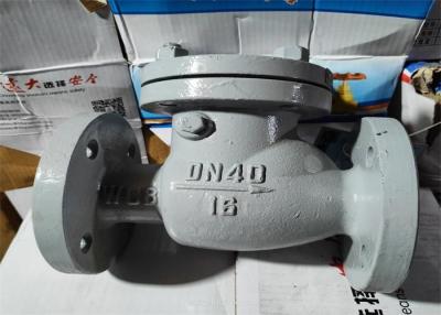 China GB Standard Carbon Steel Flanged Swing Check Valve DN80 1.6MPa for sale