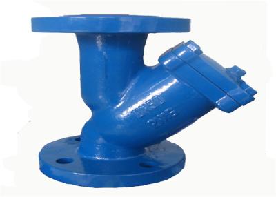 China DIN Standard 100mm 304 Stainless Steel Y Strainer Valve Flanged 1.6MPa for sale