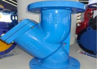 China DIN Standard 100mm 304 Stainless Steel Y Strainer Valve Flanged 1.6MPa for sale