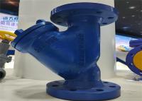 China DIN Standard Cast Iron Y Strainer Valve 304 Filter Net Flange End 1.6MPa 100mm for sale