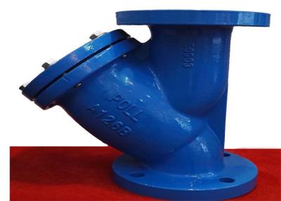 China API Cast Iron Y Strainer Valve 125LB Flanged 80mm for Water Oil Steam for sale