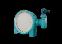 China 1800mm Double Disc Eccentric Flanged Butterfly Valve 1.0Mpa Pressure DN1800 for sale