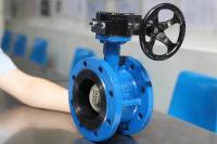 China DN300 1MPa Handwheel Nodular Cast Iron Flanged Butterfly Valve High Performance for sale