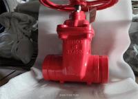 China Clamp Connection Fire Protection Valves Red Color Dn100mm for sale