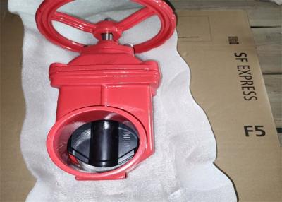 China Red Color Dn100mm Non Rising Gate Valve Fire Protection for sale