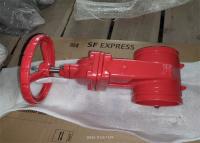 China Clamp Connection Non Rising Stem Red Gate Valve Fire Protection for sale
