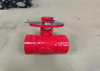 China Clamp Connection Water Medium Handle Power Butterfly Valve Fire Protection for sale