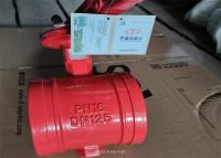 China DN100 Ductile Iron Clamp Connection Butterfly Valve for Fire Protection Systems for sale
