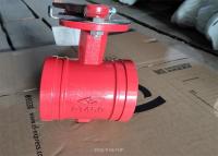 China DN150 Clamp Connection Butterfly Valve 16Q Ductile Iron Fire Protection for sale