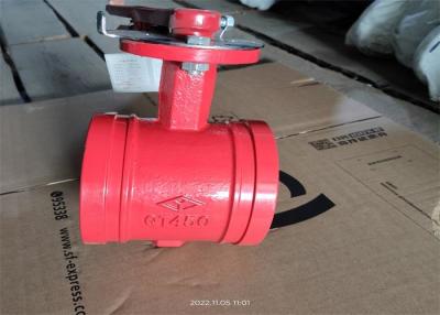 China DN150 Clamp Connection Butterfly Valve 16Q Ductile Iron Fire Protection for sale