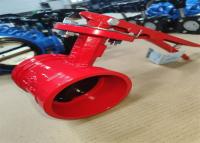 China DN150 Clamp Connection Butterfly Valve 16Q Ductile Iron Fire Protection for sale