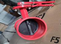 China DN150 Clamp Connection Butterfly Valve 16Q Ductile Iron Fire Protection for sale