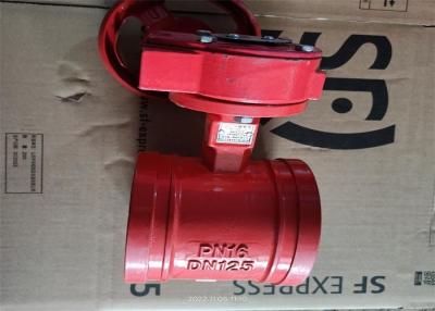 China Turbine Groove Butterfly Valve DN65-DN200 Ductile Iron Fire Protection for sale