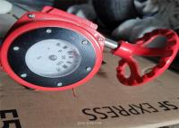 China Signal Wafer Butterfly Valve Gear Worm Power Fire Protection DN40-200 Ductile Iron for sale