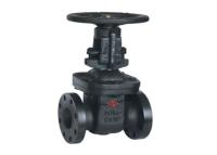 China Cast Iron Korean Standard Flanged Gate Valve KS B 2350 Black DN50 to DN300 for sale
