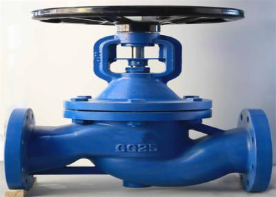 China DIN GG25 Stainless Steel Bellows Sealed Globe Valve PN16 Flanged DN50 High Temperature for sale