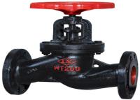China PN16 Ductile Iron Flanged Globe Valve with Brass Seat Anti Corrosion Blue for sale
