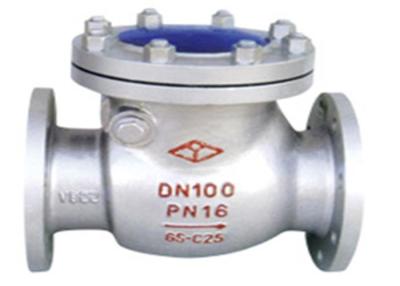 China JIS B 2239 Cast Iron Swing Check Valve 10K Flanged DN50-DN300 Anti Corrosion for sale
