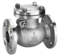 China Stainless Steel CF8 Swing Check Valve ANSI 150 Flanged 2 to 8 Inch One Way Flow for sale