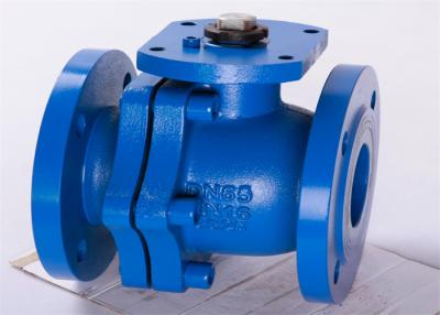 China DIN Cast Iron Flanged Ball Valve 1.6MPa DN15-DN250 Anticorrosive for sale