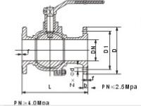 China Russia Standard Carbon Steel Floating Ball Valve PN1.6MPa Flanged Remote Control DN15-DN250 for sale