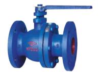China GB Flange End Floating Ball Valve 1.6 Mpa Cast Iron Rustproof DN15-DN150 for sale