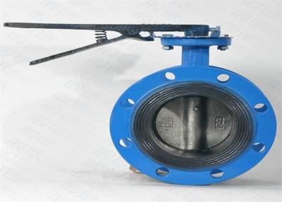 China Cast Iron Flanged Butterfly Valve PN1.0MPa Centerline Lightweight DN50-DN1000 for sale
