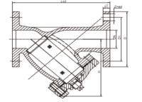 China Cast Iron ANSI Y Strainer Valve 125LB Flange End 2 to 12 Inch for Water Oil Steam for sale