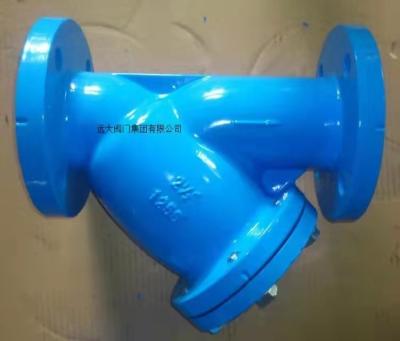China Cast Iron DIN Flange Y Strainer Valve 1.0/1.6 MPa DN15 to DN400 for sale