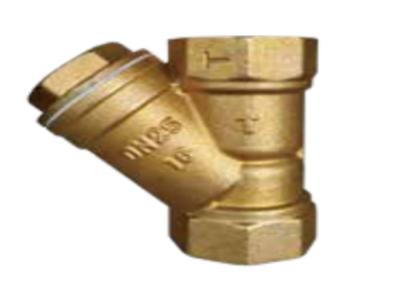 China Brass Y Strainer Valve 1.0/1.6 Mpa BSP Threaded Connection for Water Oil Gas for sale