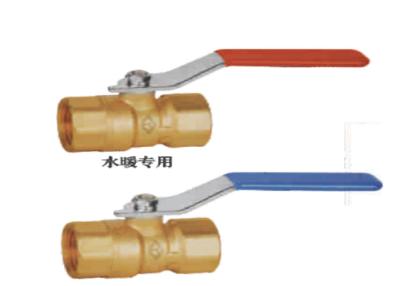 China PTFE Brass 1 Inch Floating Ball Valve Threaded Connection 1.0 Mpa for sale