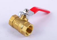 China PTFE Brass 1 Inch Floating Ball Valve Threaded Connection 1.0 Mpa for sale