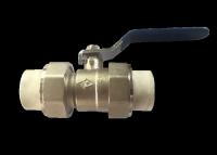 China PPR Double Union Ball Valve 1 Inch Male Thread Brass Hot Melt 1.6MPa for sale