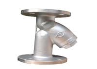 China DIN Cast Steel Y Strainer Valve Flange End 1.6 Mpa Anti Erosion WCB Body for sale