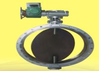 China Cast Steel Ventilation Flanged Butterfly Valve 0.6 Mpa Flexible Graphite Seal for sale