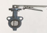 China Korean Standard 10K Pressure Wafer Butterfly Valve DN50-DN350 Handle Operated for sale