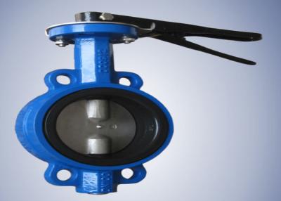 China Anticorrosive Ductile Iron Pinless Wafer Butterfly Valve 1.0-1.6 Mpa DN40-DN300 for sale
