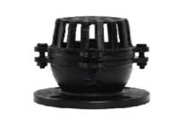 China Cast Iron 10K Foot Valve Flange Type Rustproof Anti Oxidation DN50 to DN150 for sale
