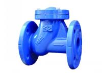 China Cast Iron Flange End Ball Check Valve 10/16 Mpa Anti Oxidation for Water for sale