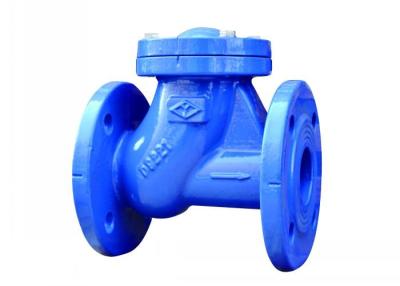China Cast Iron Flange End Ball Check Valve 10/16 Mpa Anti Oxidation for Water for sale
