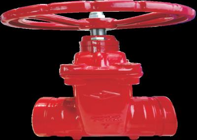 China Ductile Iron Soft Seal Grooved End Non Rising Stem Gate Valve DN50-DN200 for sale