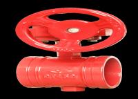 China Ductile Iron Grooved Butterfly Valve 1.6 Mpa Fire Protection Worm Gear Valve for sale