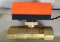 China Two Way Ball Brass Water Valve For Saturated Vapor Lightweight Rustproof for sale
