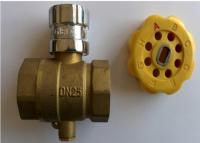 China Leakproof Lockable Brass Ball Valve 1.6MPa PTFE Ring Threaded Ball Valve DN15-DN50 for sale