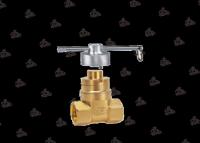 China Internal Thread Brass Gate Valve 1.6 MPa Lock Type Water Valve DN15-DN50 for sale